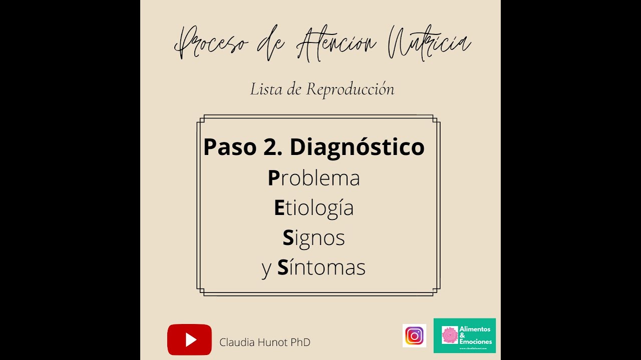 PAN  Paso 2 Diagnóstico nutricio