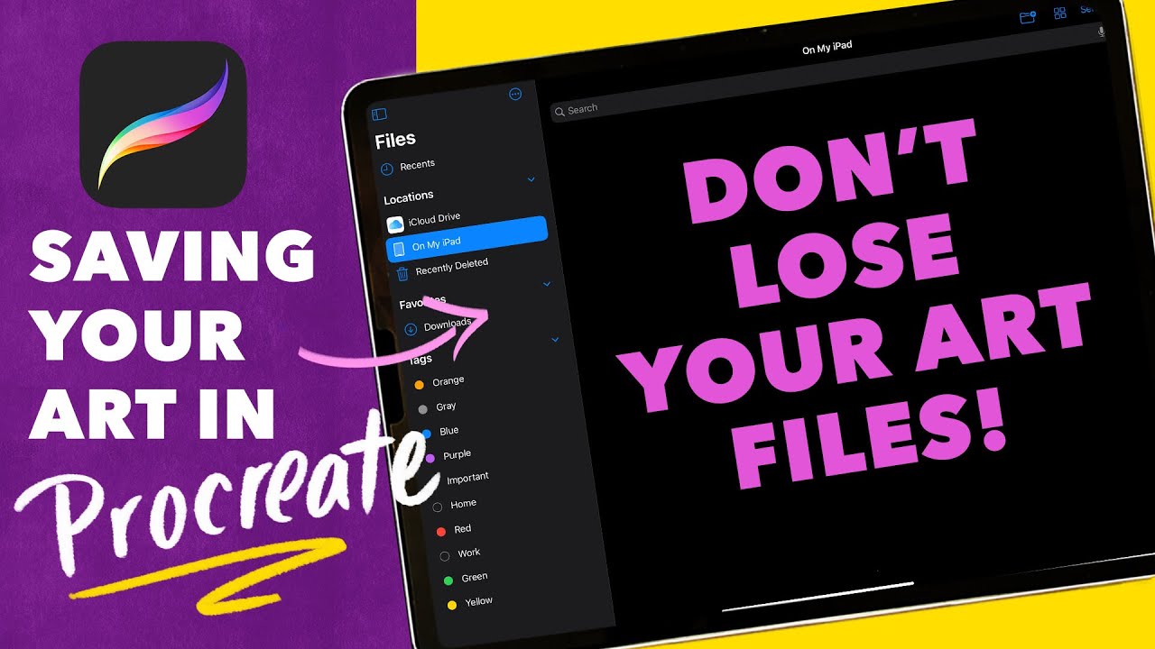 How to Backup Procreate art | 5 methods & best practices