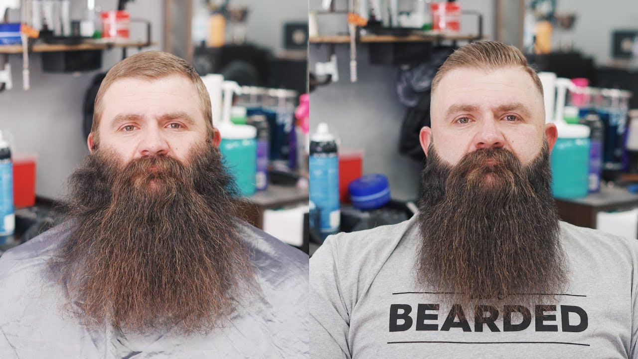 Insane Beard Trim Transformation