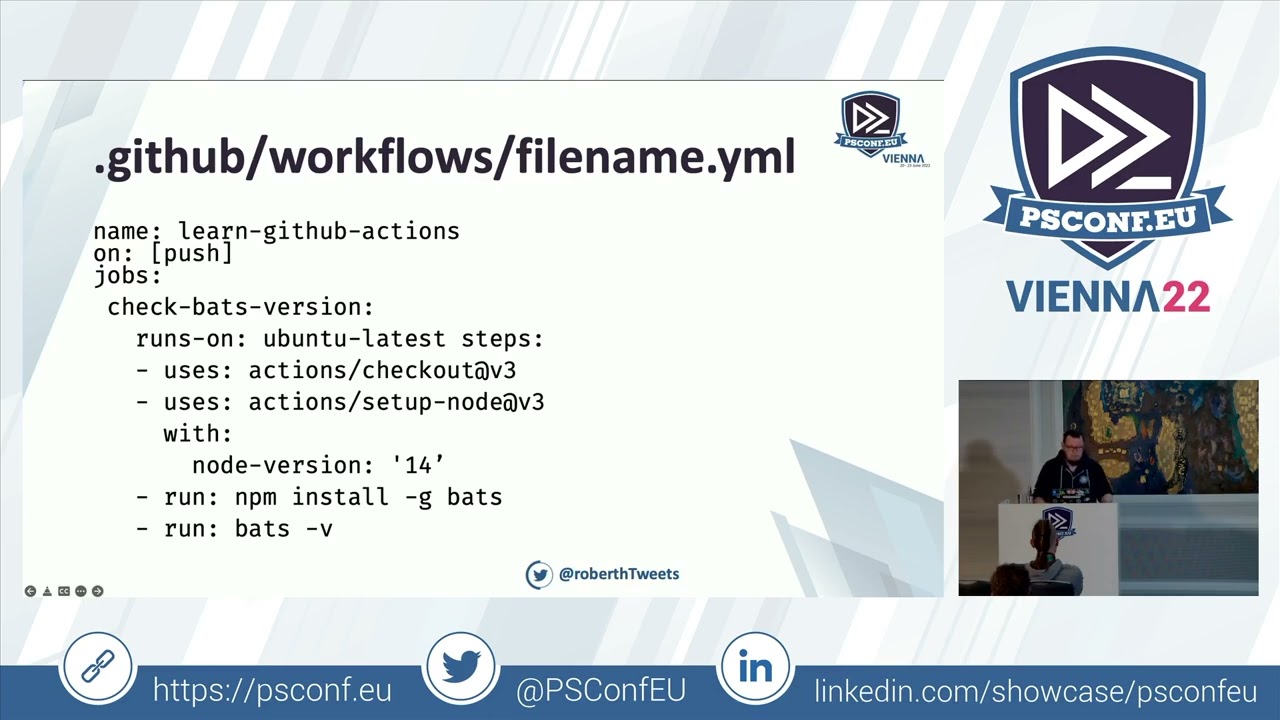 Create GitHub Actions with PowerShell - Roberth Strand - PSConfEU 2022