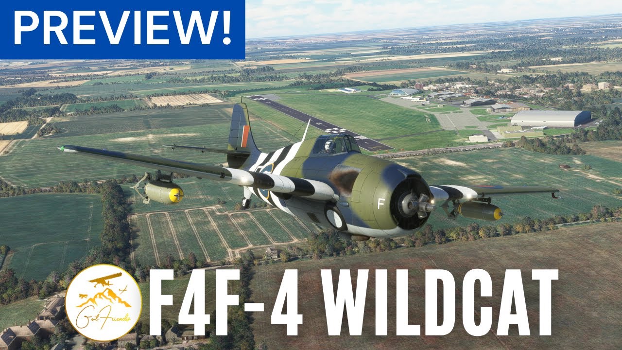 Got Friends F4F-4 Wildcat Review Flight from Duxford - Videos & Streams ...