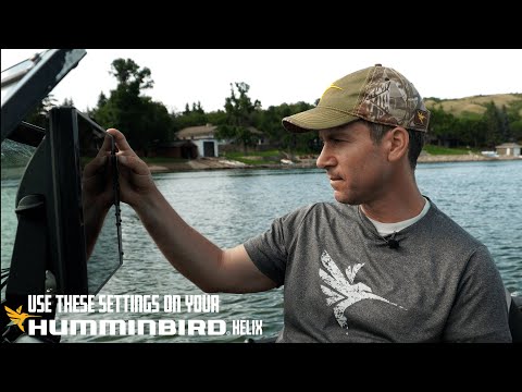 Basic Humminbird Helix Sonar Setup!