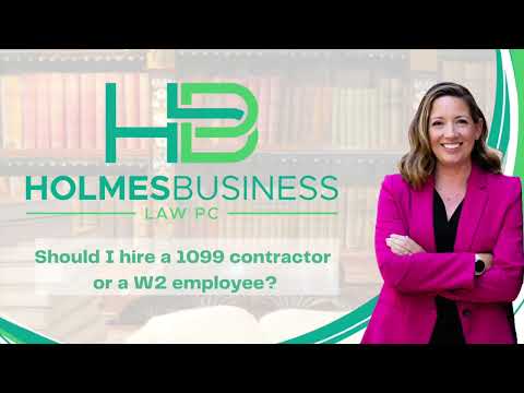 Should I hire a 1099 contractor or a W2 employee?