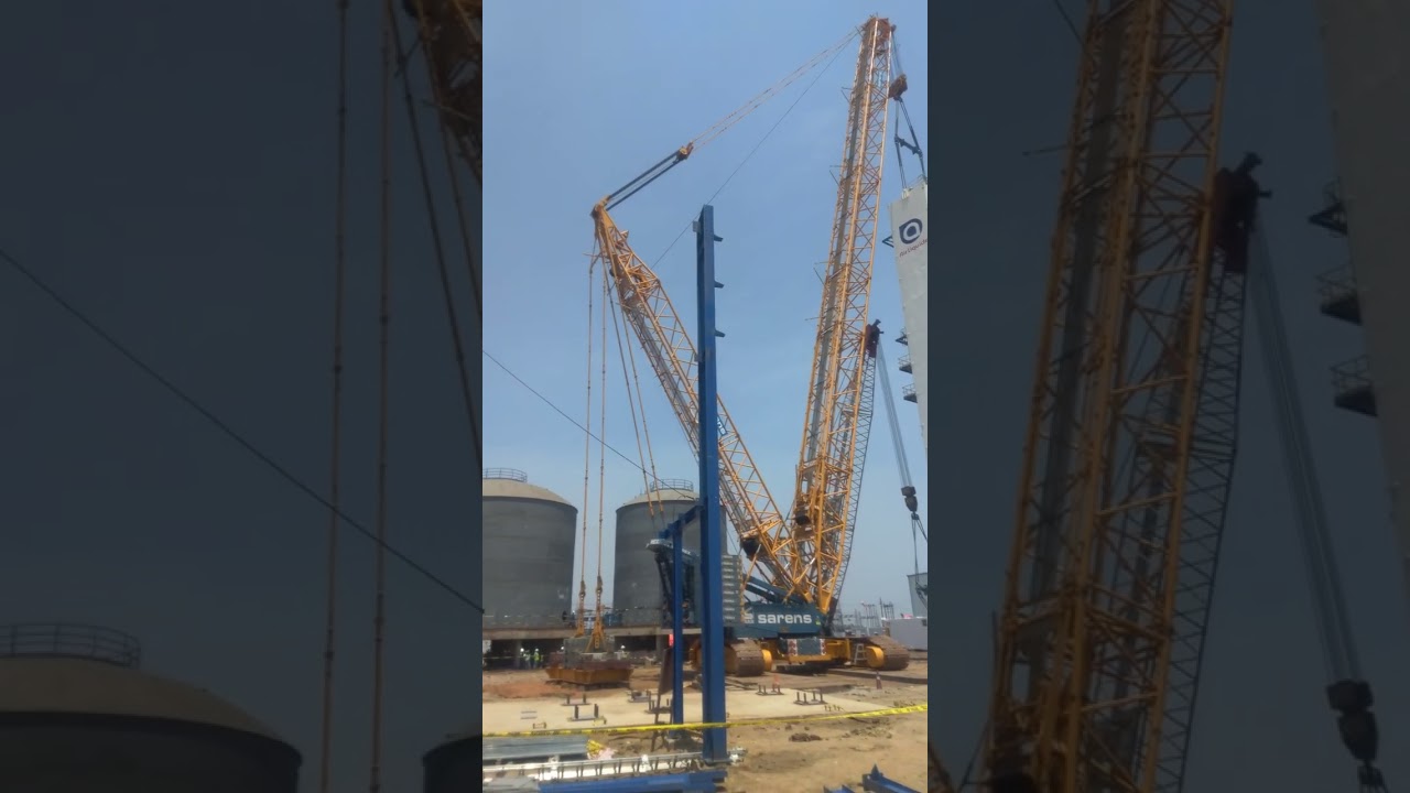 Cold Box Lifting, Shifting & Erection at airliquide, Kosi Kalan ‎@AirLiquideGroup  #airliquide