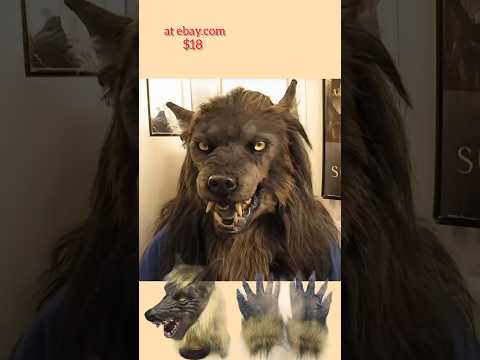 Wolf Mask Halloween Costumes or/and Werewolf Gloves Animal Latex Werewolf Mask #ebay #shopping #toys