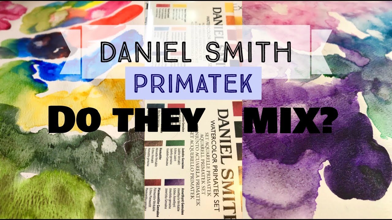 Mixing Daniel Smith Primatek | DO THEY MIX WELL | Playing with my watercolours