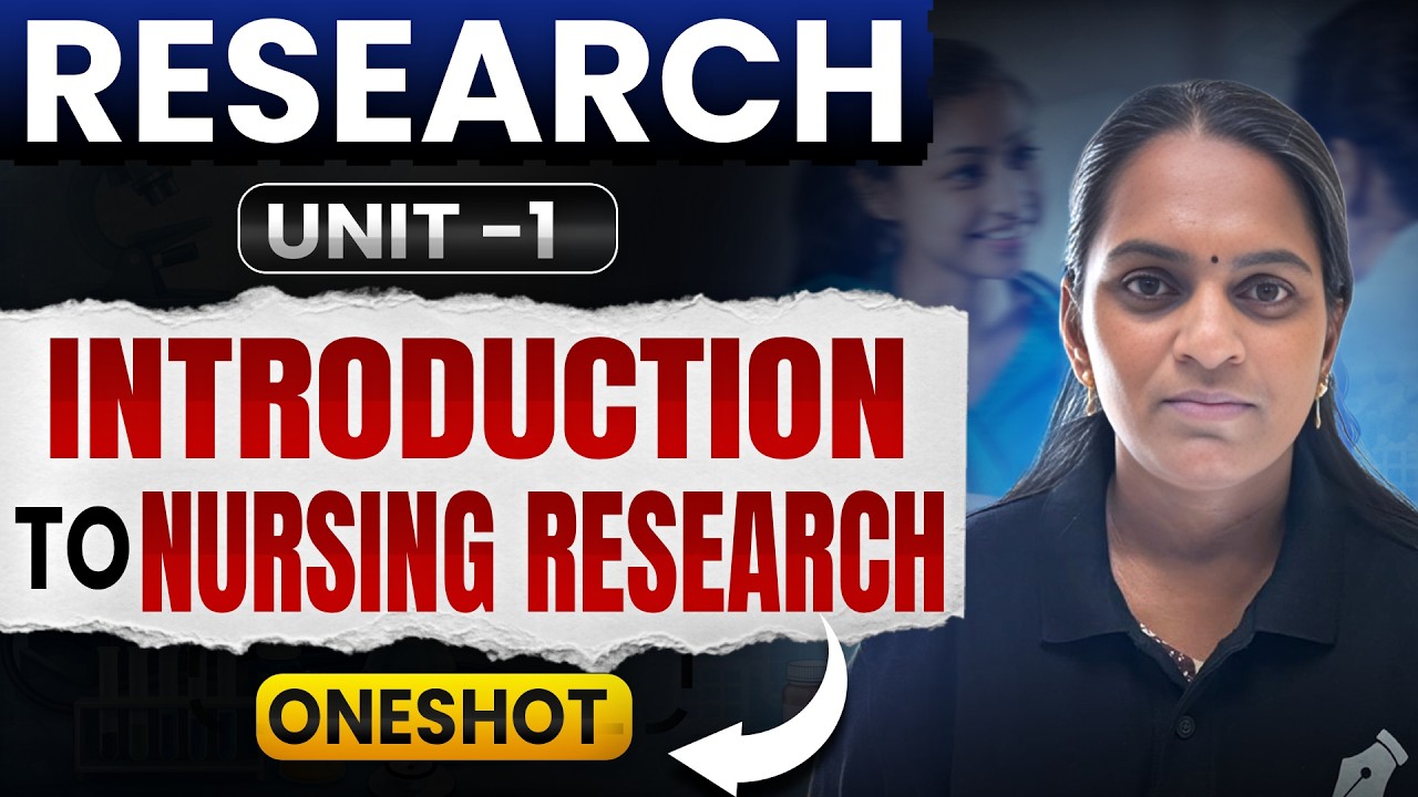 UNIT 1  NURSING RESEARCH  AND RESEARCH  PROCESS 