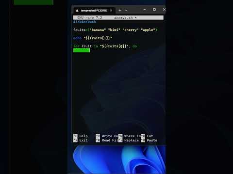 Bash shell scripting ARRAYS for beginner to advanced #beginner #tutorial #bash #bashscripting