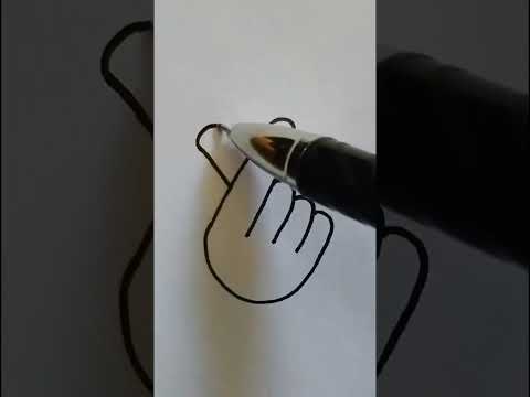 BTS Finger Heart β€οΈ | Easy Drawing #shorts