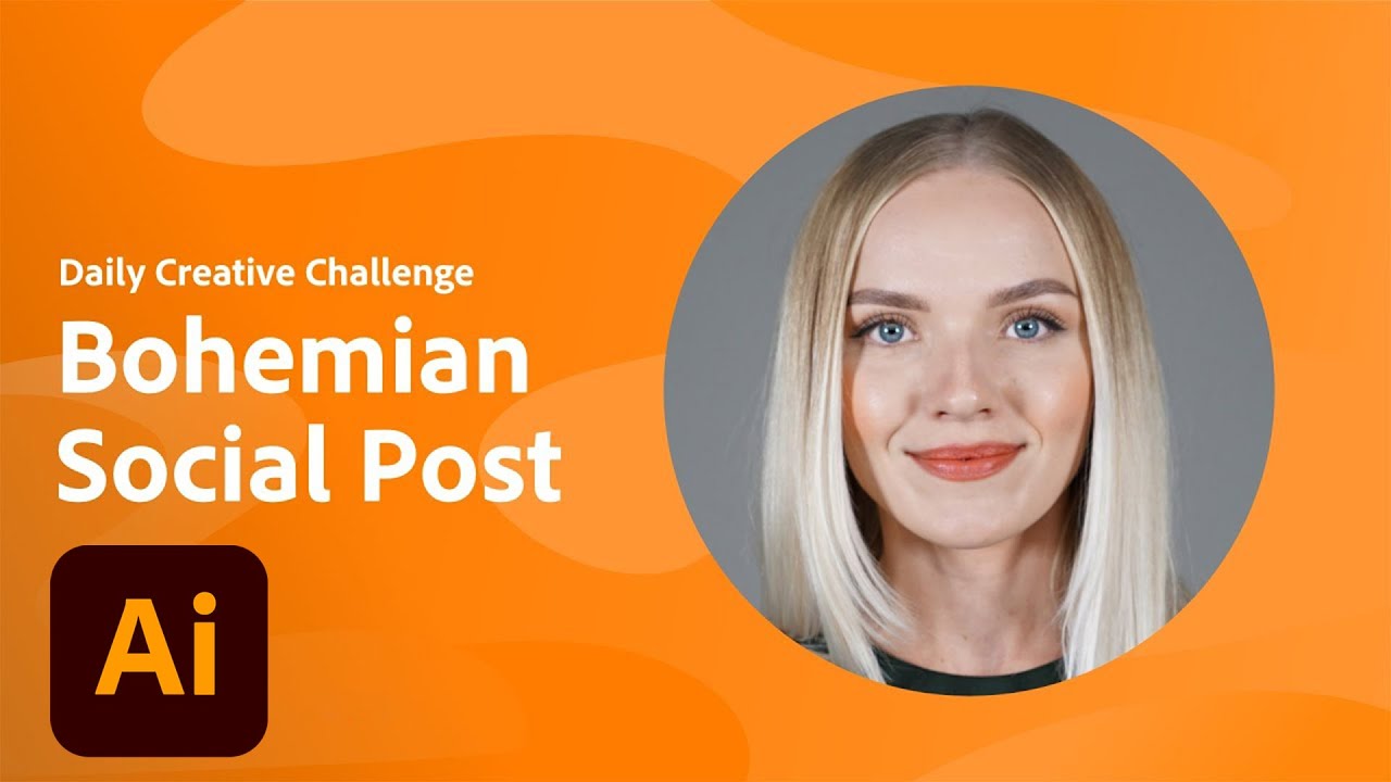 Illustrator Daily Creative Challenge - Bohemian Social Post | Adobe Creative Cloud