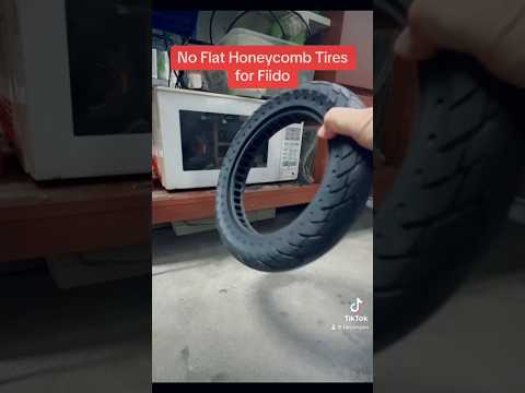 How to fit no flat honeycomb tires onto a 12 inch Fiido motor
