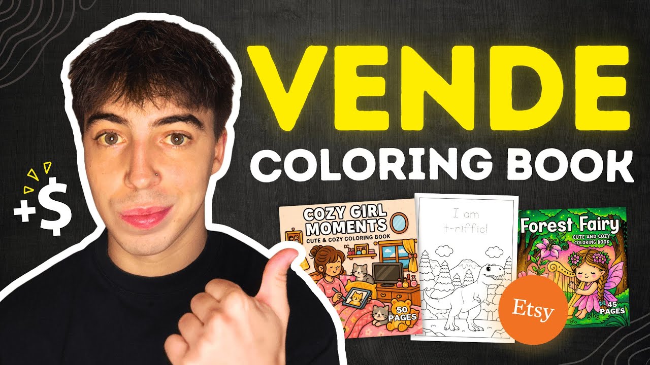 How to Sell Coloring Books on Etsy (Without Money or Skills)