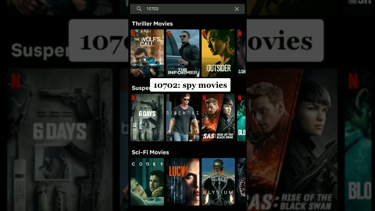 3 Secret Code on Netflix for Watching Hidden Movies #fyp #foryou #foryourpage #film