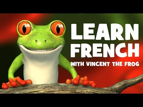French lesson with a frog # The accents