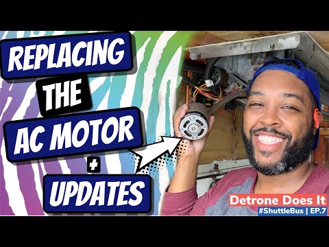 Shuttle Bus Conversion | EP7: Replacing the AC Motor & Update