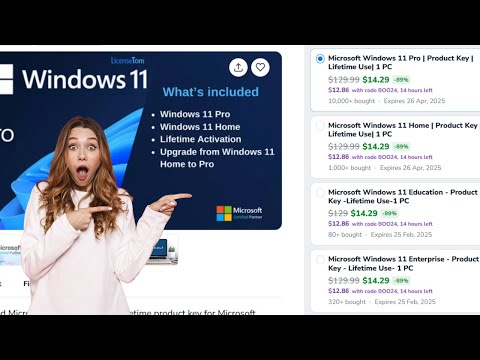 Windows 11 Home, Pro or Enterprise For $15 or less?