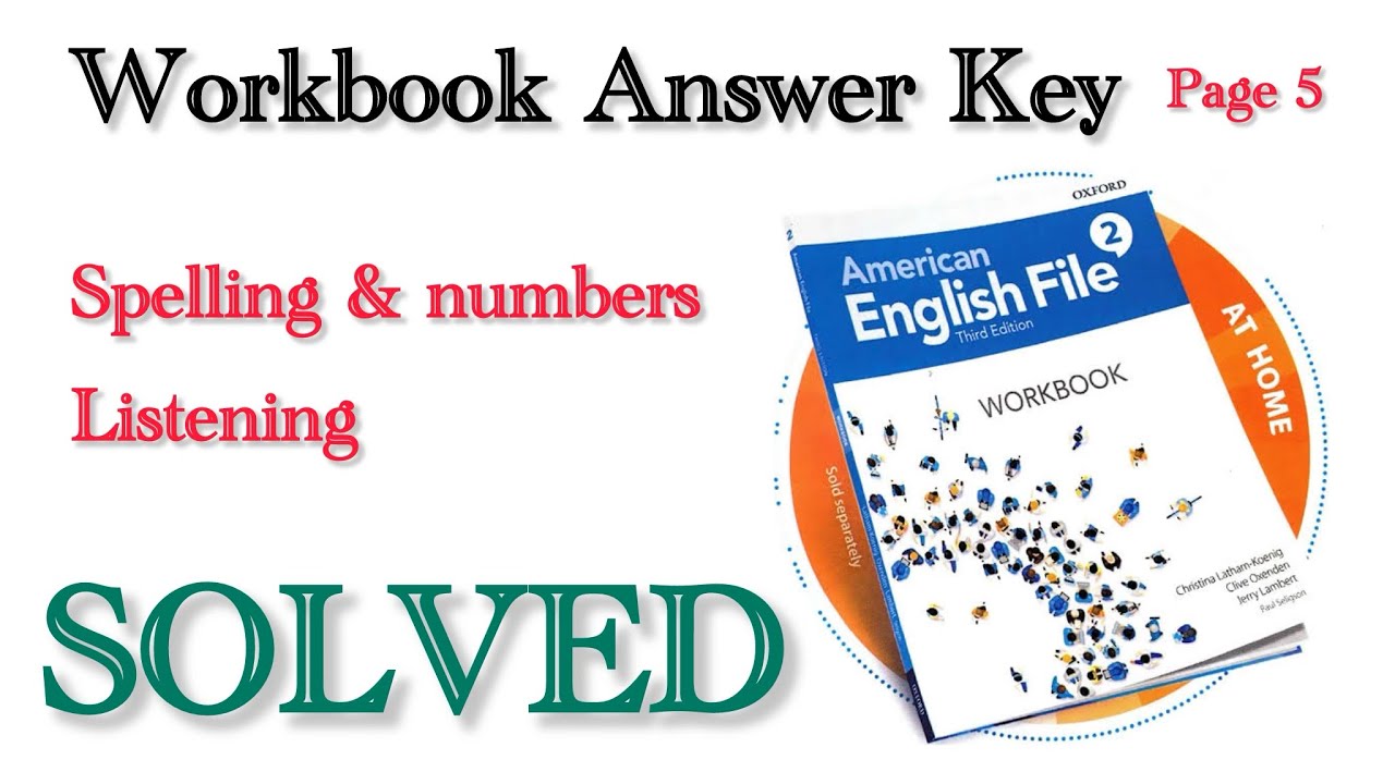 Workbook Answer Key — American English File 2 - page 5