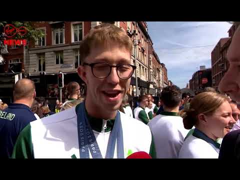 DANIEL WIFFEN AT IRISH OLYMPICS HOMECOMING B4 HE BRINGS GOLD MEDAL HOME 2 DOWN IN THE UNITED KINGDOM