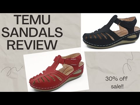 Best Women's Sandals on Temu? Honest Review of Summer Arch Support Sandals