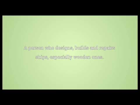Shipwright Meaning