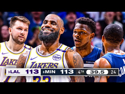 INSANE ENDING 😳 Lakers vs Timberwolves Game 4 🔥 2025 NBA Playoffs