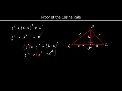 Proof of the Cosine Rule