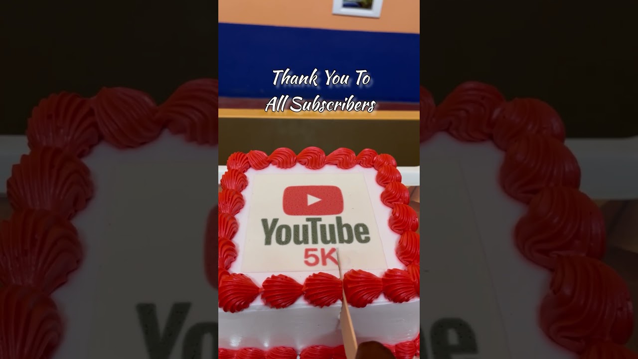 5K Subscriber Complete Journey | 5K Subscriber Celebration #subscribe #celebration #cake #trending