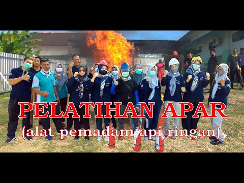 PELATIHAN APAR alat pemadam api ringan di lingkungan PUSKESMAS GANTRUNG KABUPATEN MADIUN