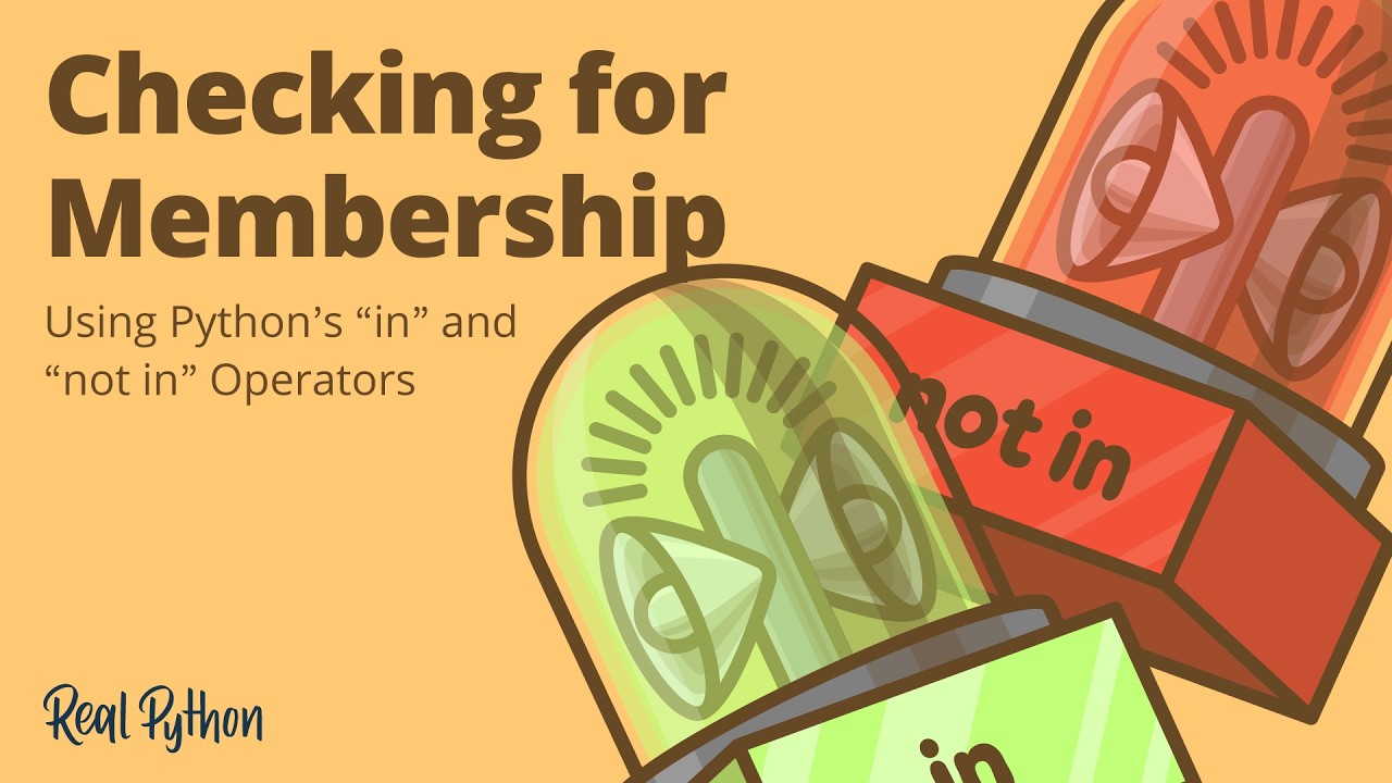 Checking for Membership Using Python's 