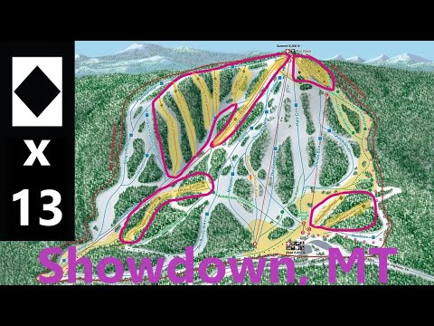 Every Black Diamond at Showdown, MT 2