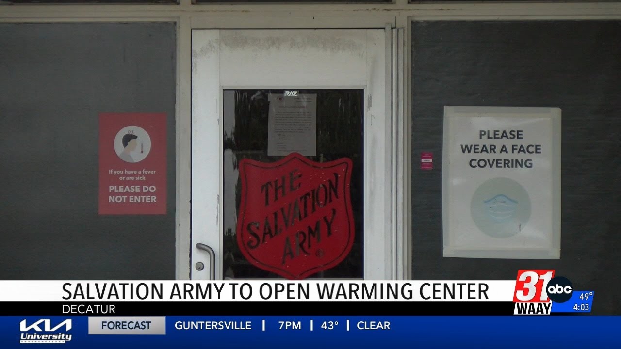 Shelters, warming centers open ahead of cold temps