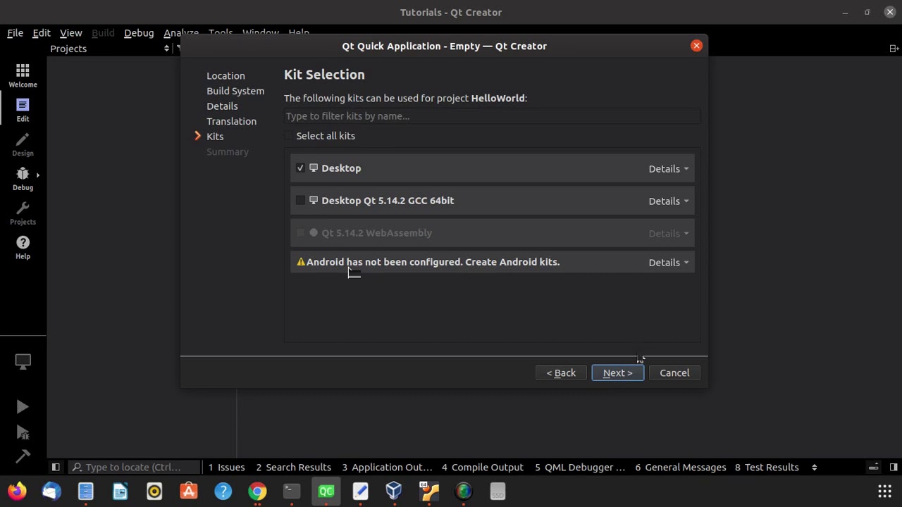 Qt QML Hello World Application