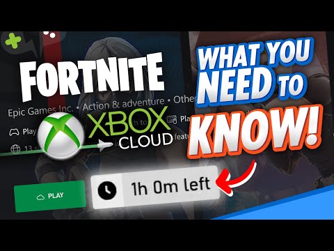 FREE FORTNITE on XBOX Cloud Gaming LIMITED to ONE Hour!