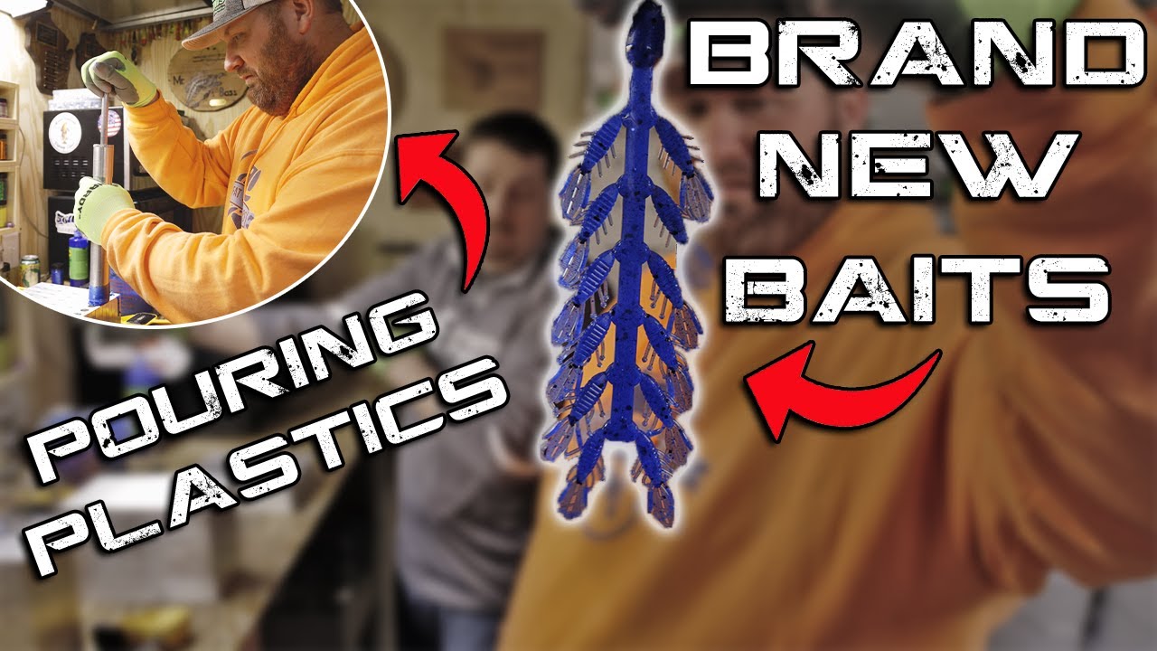 Pouring Soft Plastics with Drastic Plastics (Brand New Baits!)
