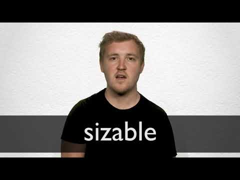 SIZABLE definition and meaning | Collins English Dictionary
