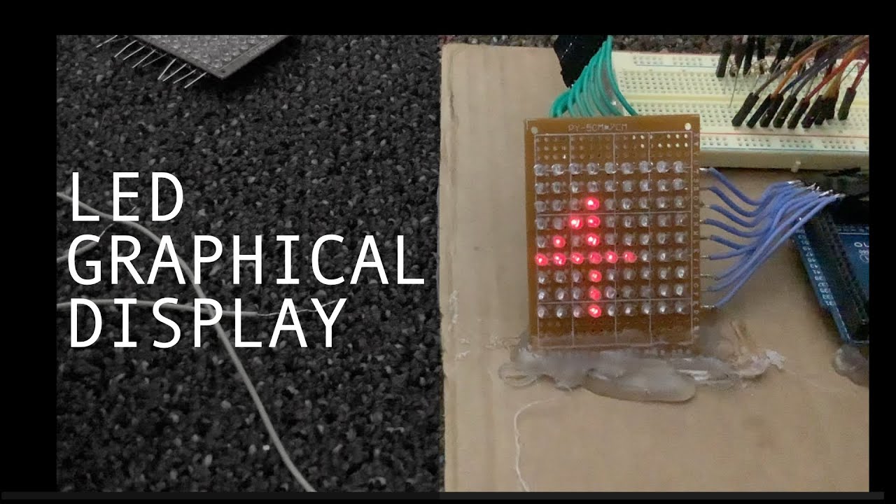 Make and Drive an Arduino Led Matrix