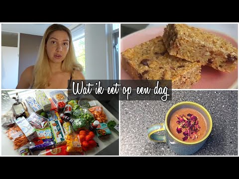 WAT IK EET OP EEN DAG - BOODSCHAPPEN - NIEUWE RECEPTEN - CACAO 💚