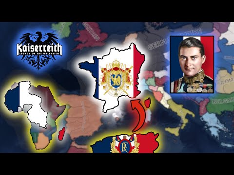 The French Exiles Make a COMEBACK - HOI4 Kaiserreich French Republic Timelapse