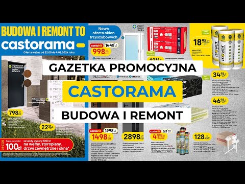 Gazetka promocyjna marketów budowlanych Castorama | Budowa i remont