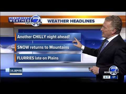 Chilly weather across Colorado through the end of the week
