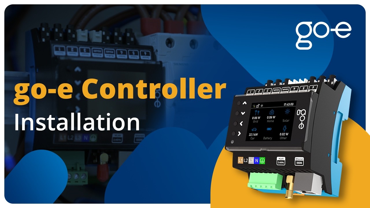 go-e Controller Installation via Controller Display | Step-by-Step Guide | #goe #installation