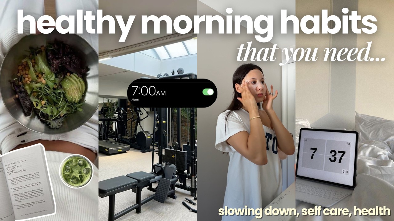 7 Healthy Morning Habits That Will Change Your Productivity & Mood ⛅️