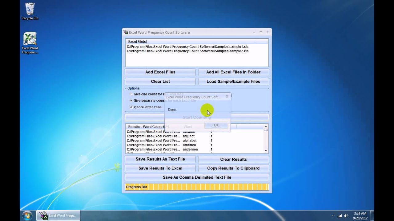 How To Use Excel Word Frequency Count Software