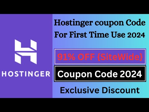 Hostinger Promo Codes 2024 | Hostinger Coupon Code - 91% Hostinger Discount Promo Code