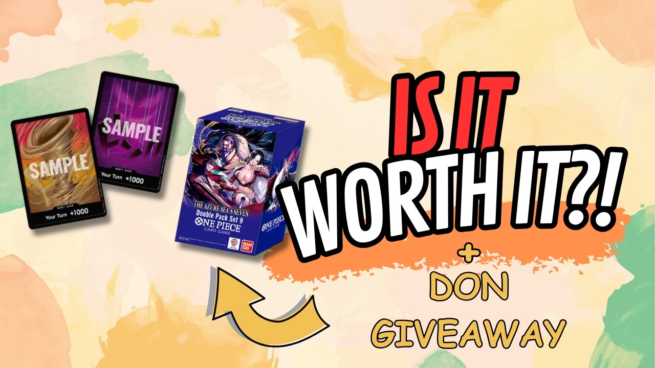 * IS THE NEW DOUBLE PACK SET VOL. 9 WORTH IT?! * - DP-08 One Piece Card Game Review!!