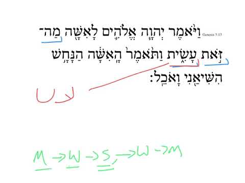 Genesis 3:13 HebrewDaybyDay
