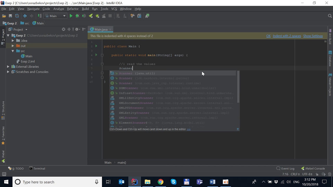 Algorithmization and JAVA Programming Language. Assignment 1, Problem 1