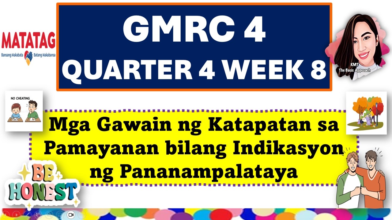 GMRC 4 QUARTER 4 WEEK 8 MATATAG CURRICULUM #gmrc4quarter4week8