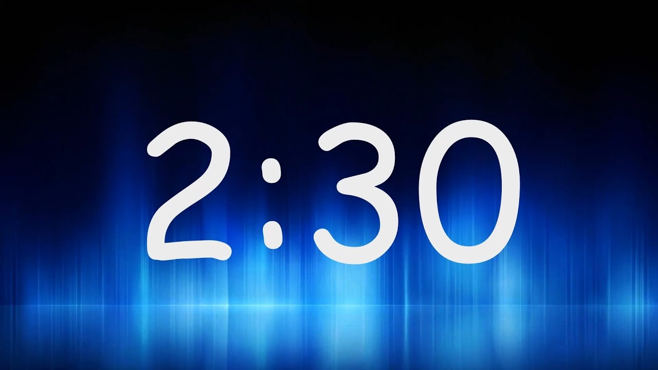 2:30 Minutes Timer / Countdown from 2min 30sec