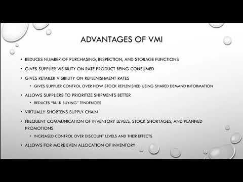 Supply Chain Basics: Vendor Managed Inventory (VMI)